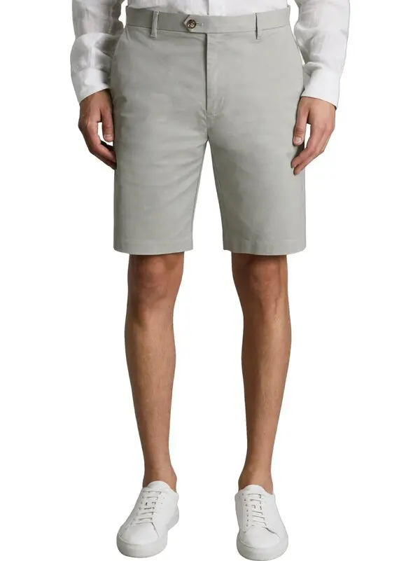 REISS Wicket Modern Fit Chino Shorts - Soft Sage
