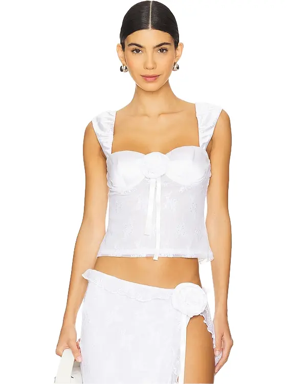 Majorelle Leonie Top - White