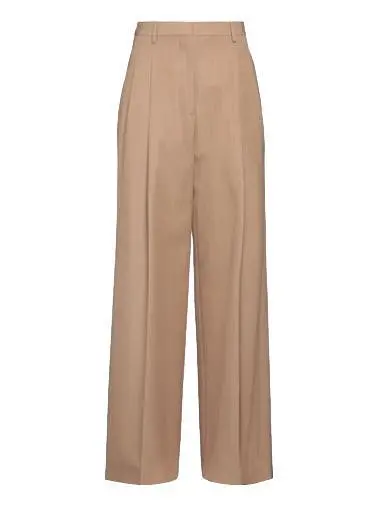 Burberry Virgin Wool Straight-leg Pants - Beige