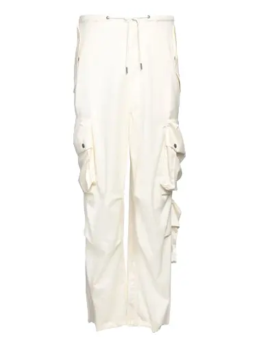 DARKPARK Virgin Wool Cargo Pants - White