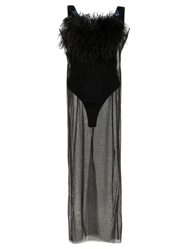 LOULOU Crystal-embellished Maxi Dress - Black