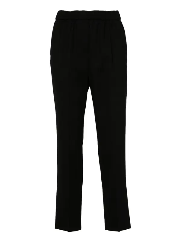 Peserico Cropped Trousers - Black