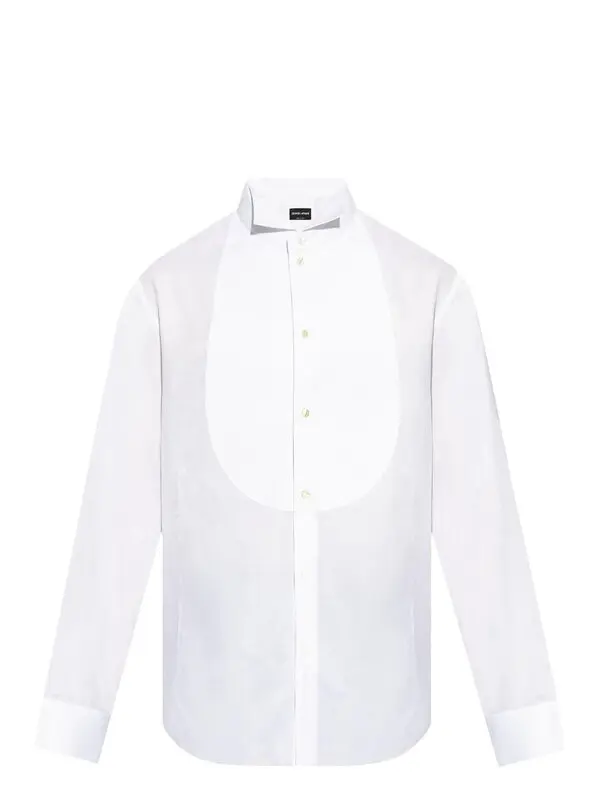 Giorgio Armani Tuxedo Shirt - White
