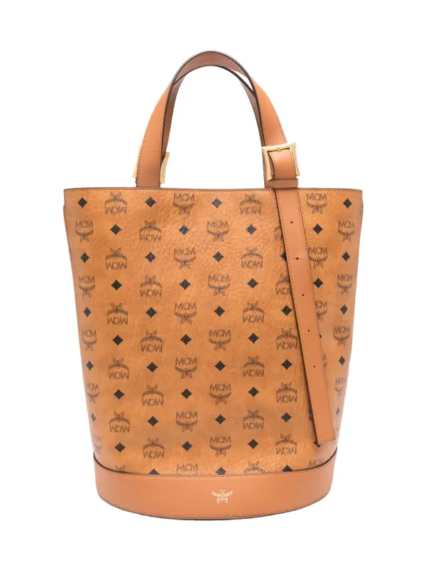 Mcm Aren Tote Bag - Brown