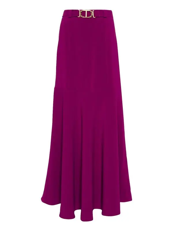 TWINSET Belted Maxi Skirt - Pink