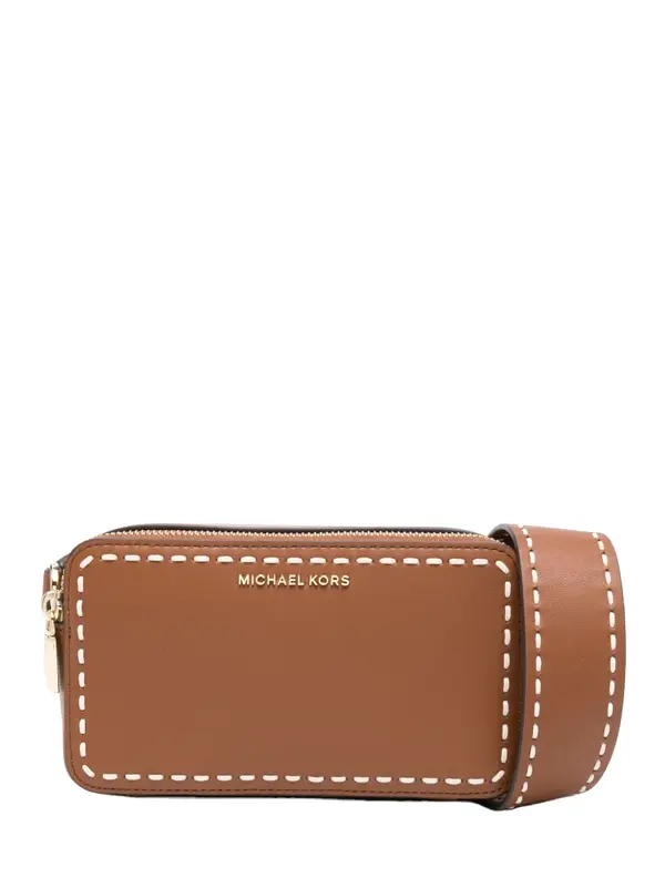 Michael Kors Stitch-detail Camera Bag - Brown