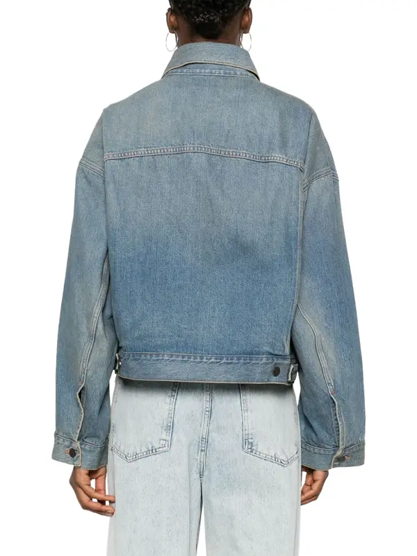 HAIKURE Washed Denim Jacket - Blue