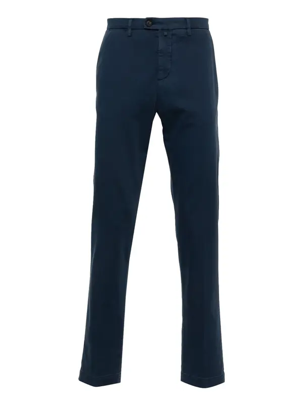 Corneliani Canvas Chinos - Blue