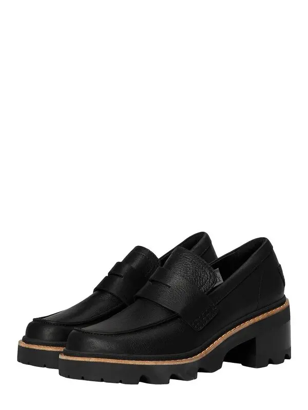 Sorel Joan Nowtm City Loafer High Heels - Black