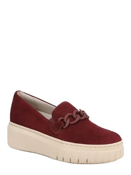 Naturalizer Daphne Platform Sneakers - Cranberry Red