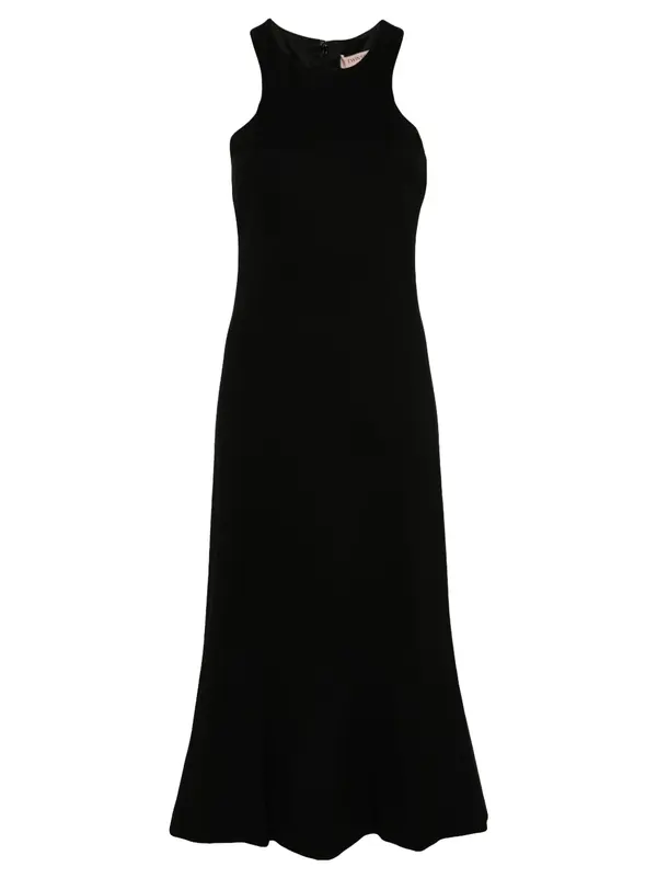 TWINSET Halterneck Midi Dress - Black