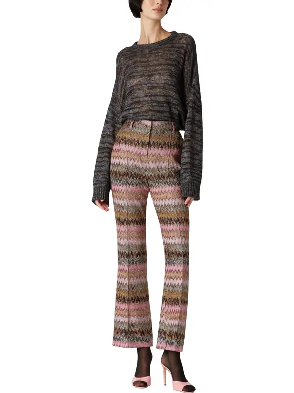 Missoni Metallic Finish Trousers - Pink
