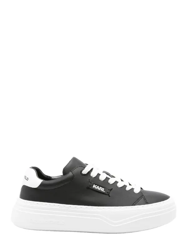 Karl Lagerfeld Logo Patch Sneakers - Black