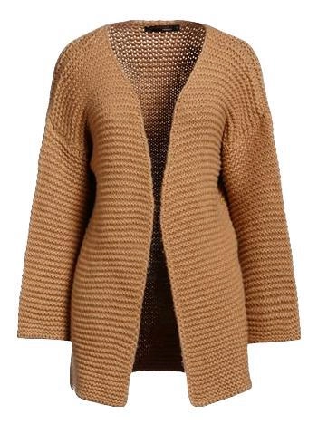 INCENTIVE Wool Knit Cardigan - Camel