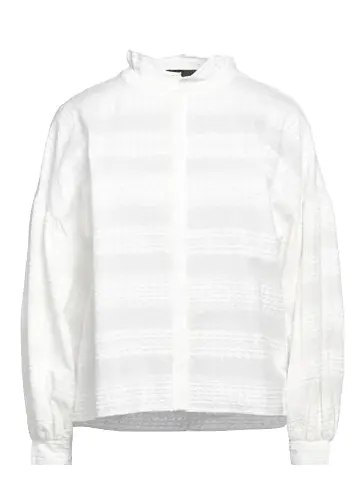 Maje Cotton Jacquard Shirt - White