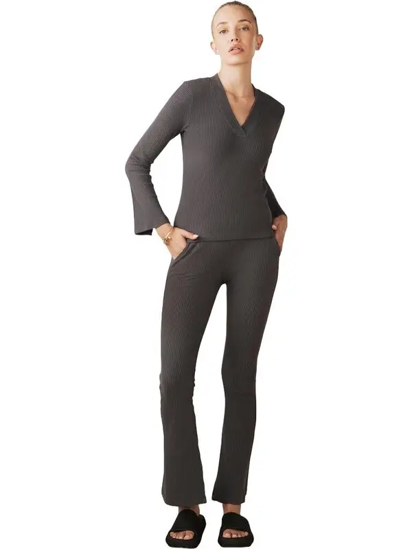 LOSANO Grace Top - Charcoal