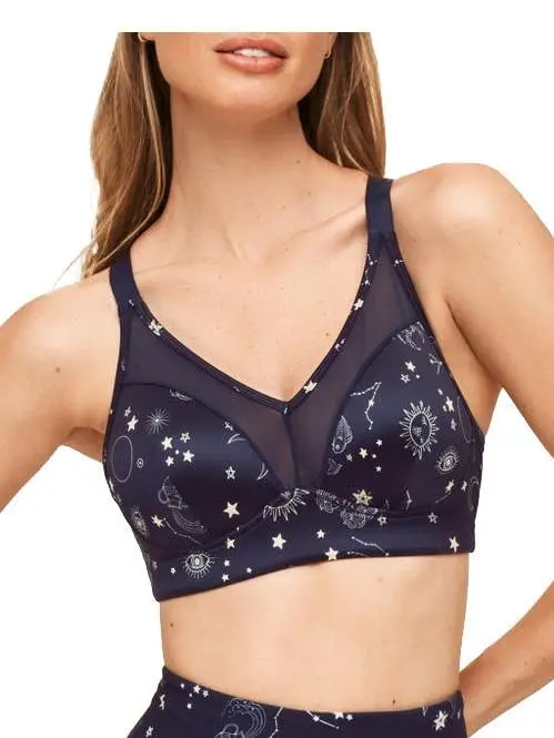 ADORE ME Ariza Medium-impact Sports Bra - Novelty Blue