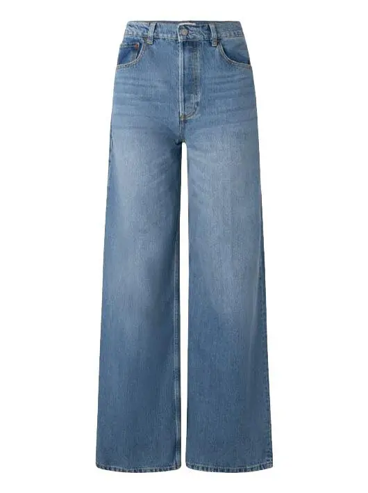 Boyish The Jovi Retro Wide Leg High Rise Jeans - Rio Bravo