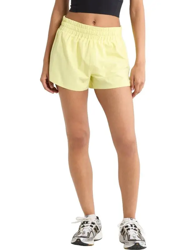 RHONE Mirage 3-inch Lined Running Shorts - Lemon Lime