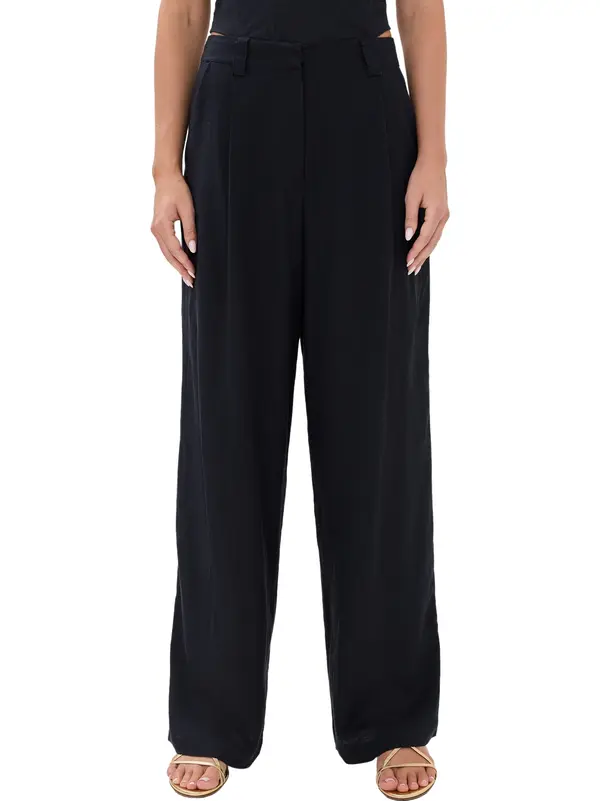 Lioness La Quinta Wide Leg Pants - Navy