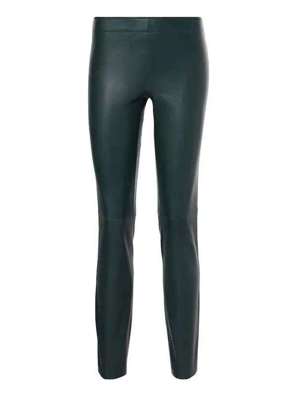 Stouls Jacky Leather Slim Pants - Black