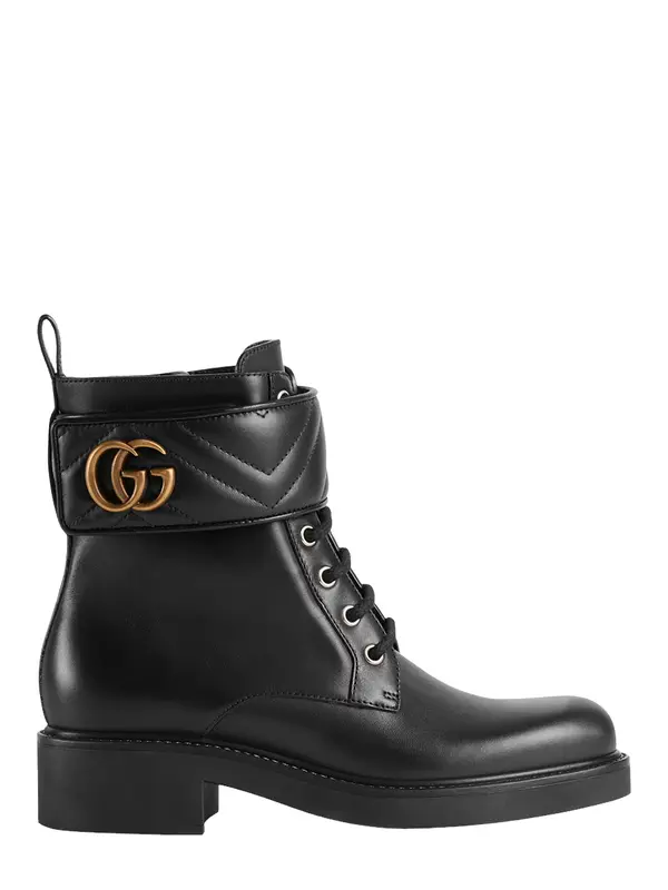 Gucci Double G Ankle Boots - Black