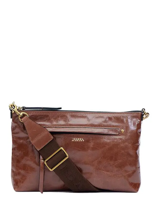 Isabel Marant Nessah Shoulder Bag - Chocolate
