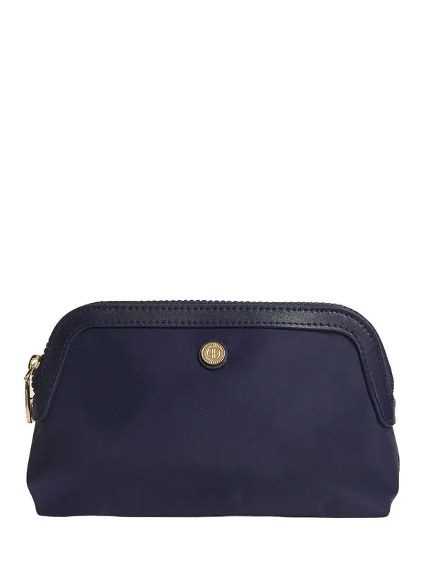 Harrods Small Nylon Makeup Bag - Navy