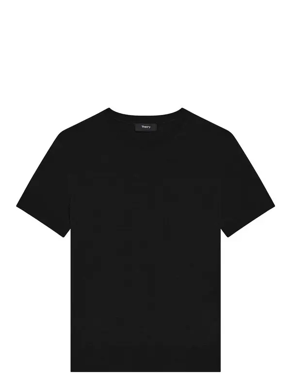 Theory Regal Merino Wool T-shirt - Black - 00