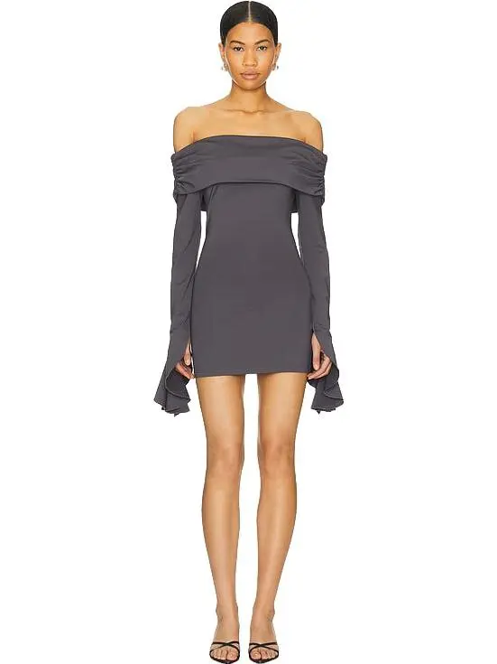 Superdown Yuka Mini Dress - Slate