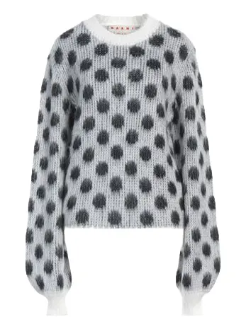 Marni Knitted Polka-dot Sweater - White