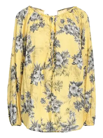 8PM Hawaiian-print Blouse - Yellow