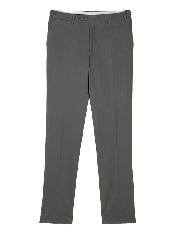 Canali Straight-leg Trousers - Green