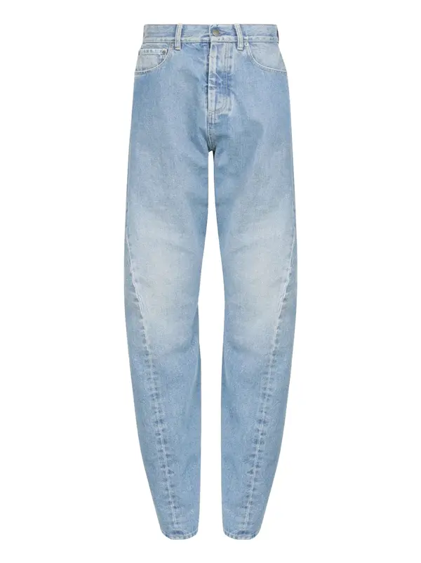 MAISON MARGIELA Seam-detail Tapered Jeans - Blue