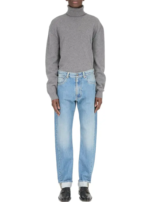 MAISON MARGIELA Turn-up Jeans - Blue