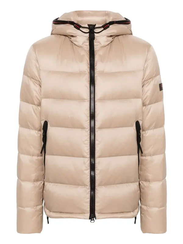 Peuterey Logo-patch Padded Jacket - Neutrals