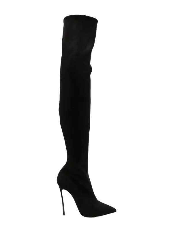 Casadei 100mm Julia Boots - Black