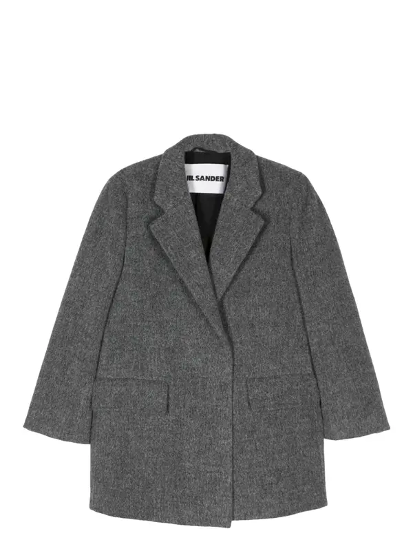 JIL SANDER Mélange-effect Blazer - Grey