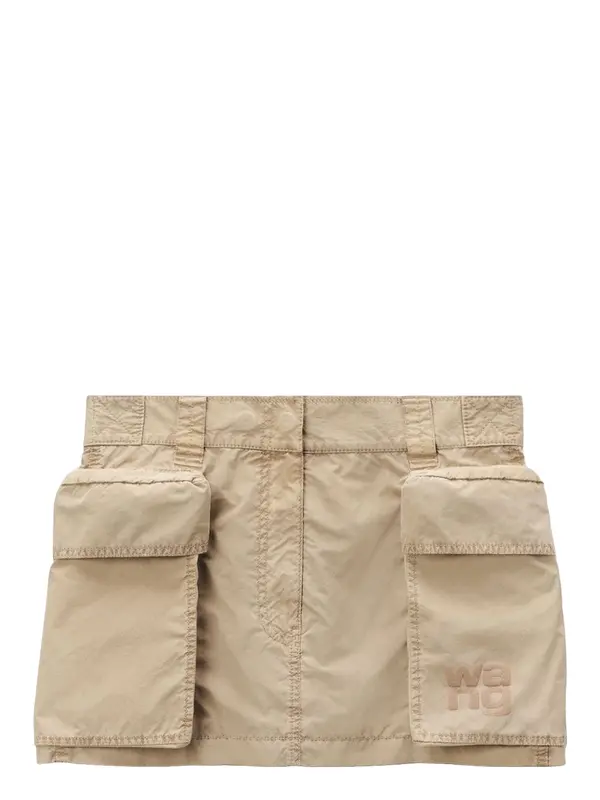 Alexander Wang Cargo Mini Skirt - Neutrals