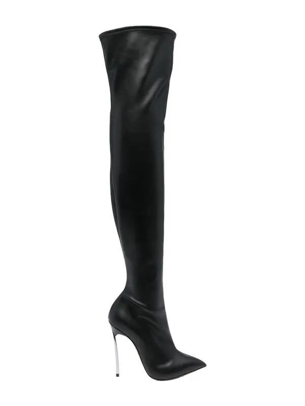 Casadei 120mm Blade Boots - Black