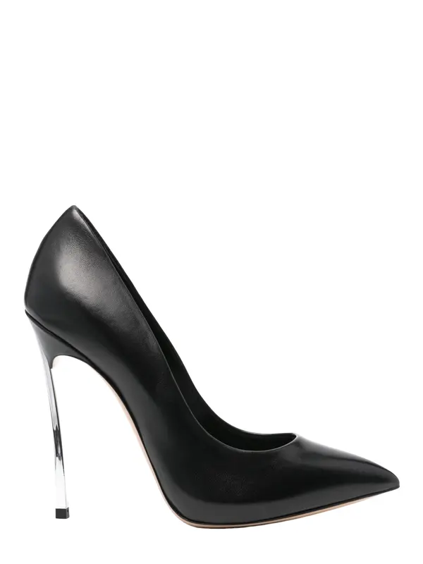Casadei 115mm Blade Pumps - Black