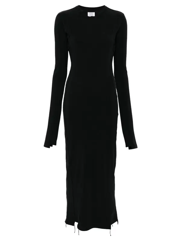 Vetements Jersey Maxi Dress - Black
