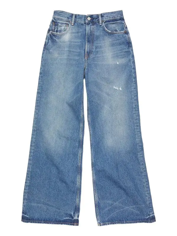 Acne Studios Relaxed Fit Jeans - Mid Blue