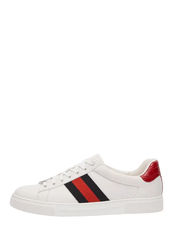 Gucci Ace Sneaker - White/red/green