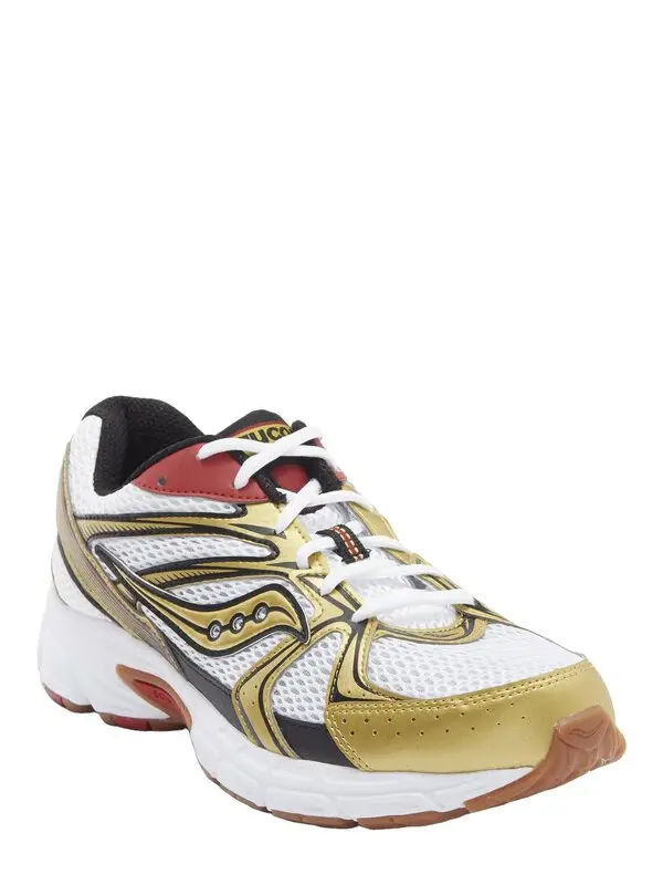 Saucony Gender Inclusive Ride Millennium Sneakers - White/gold