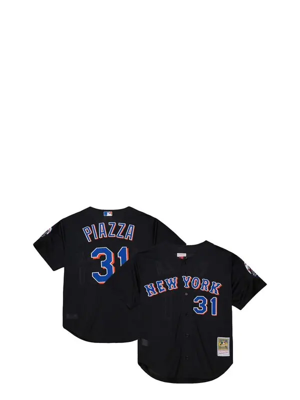 Mitchell & Ness Mike Piazza New York Mets 2000 Batting Practice Jersey - Black