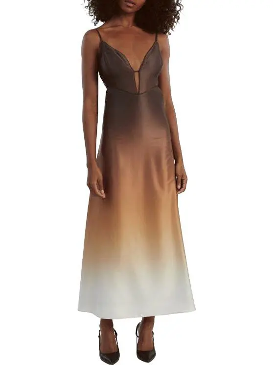 Bardot Karlotta Slipdress - Brown Ombre