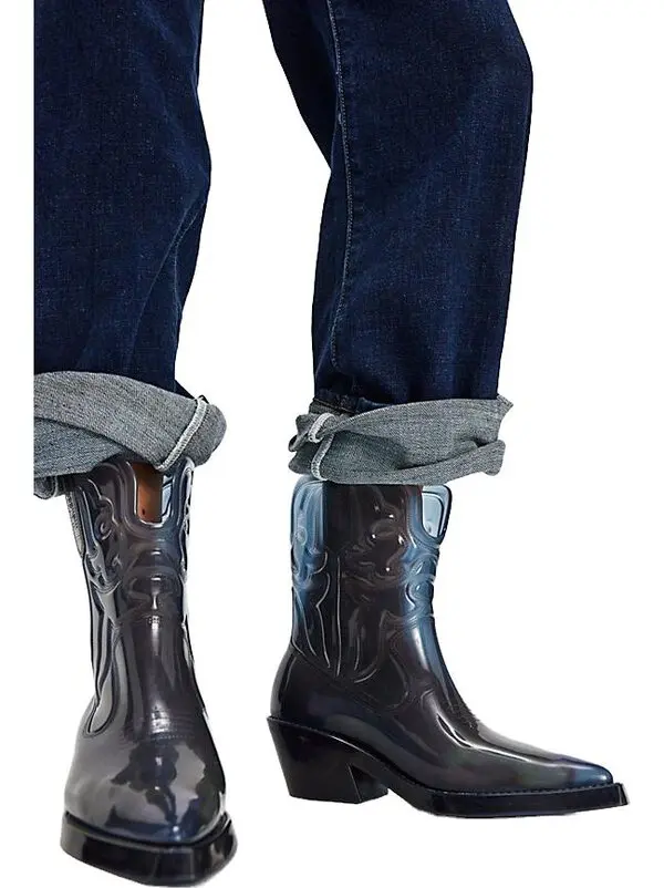 Melissa Texas Boots - Transparent Blue