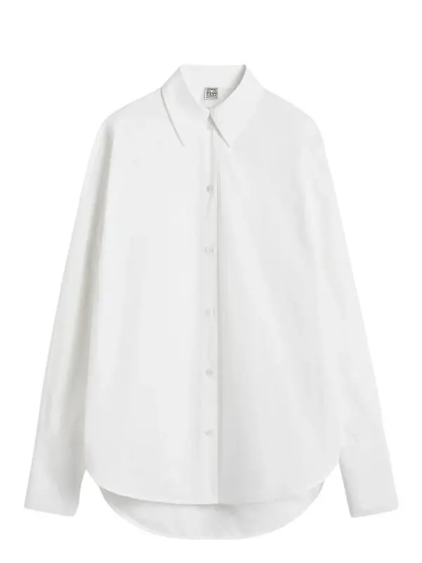 TOTEME Oversized Tuxedo Shirt - White