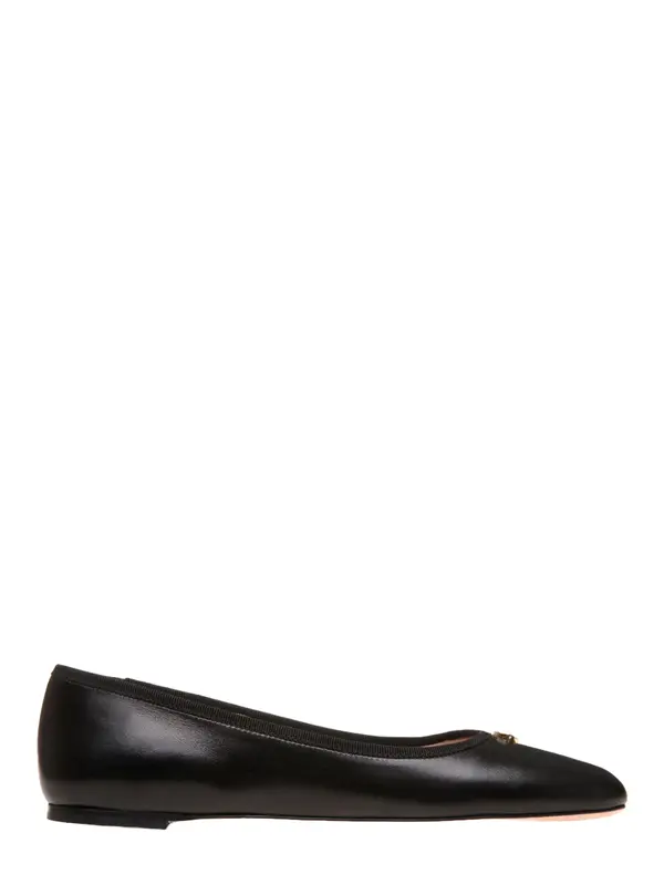 Bally Studded Ballet Flats - Black